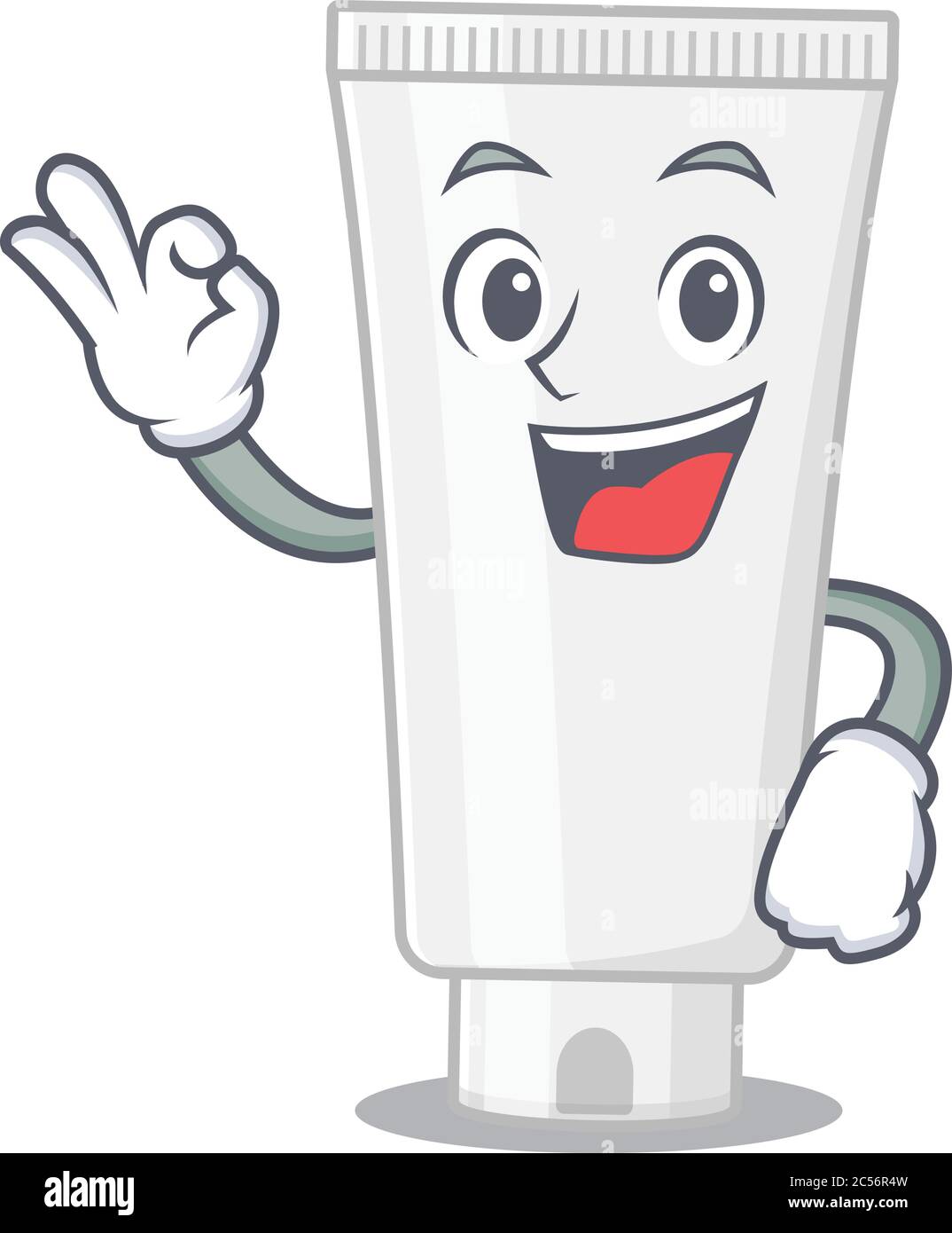 Shower gel cartoon mascot design with Okay finger poses Stock Vector ...