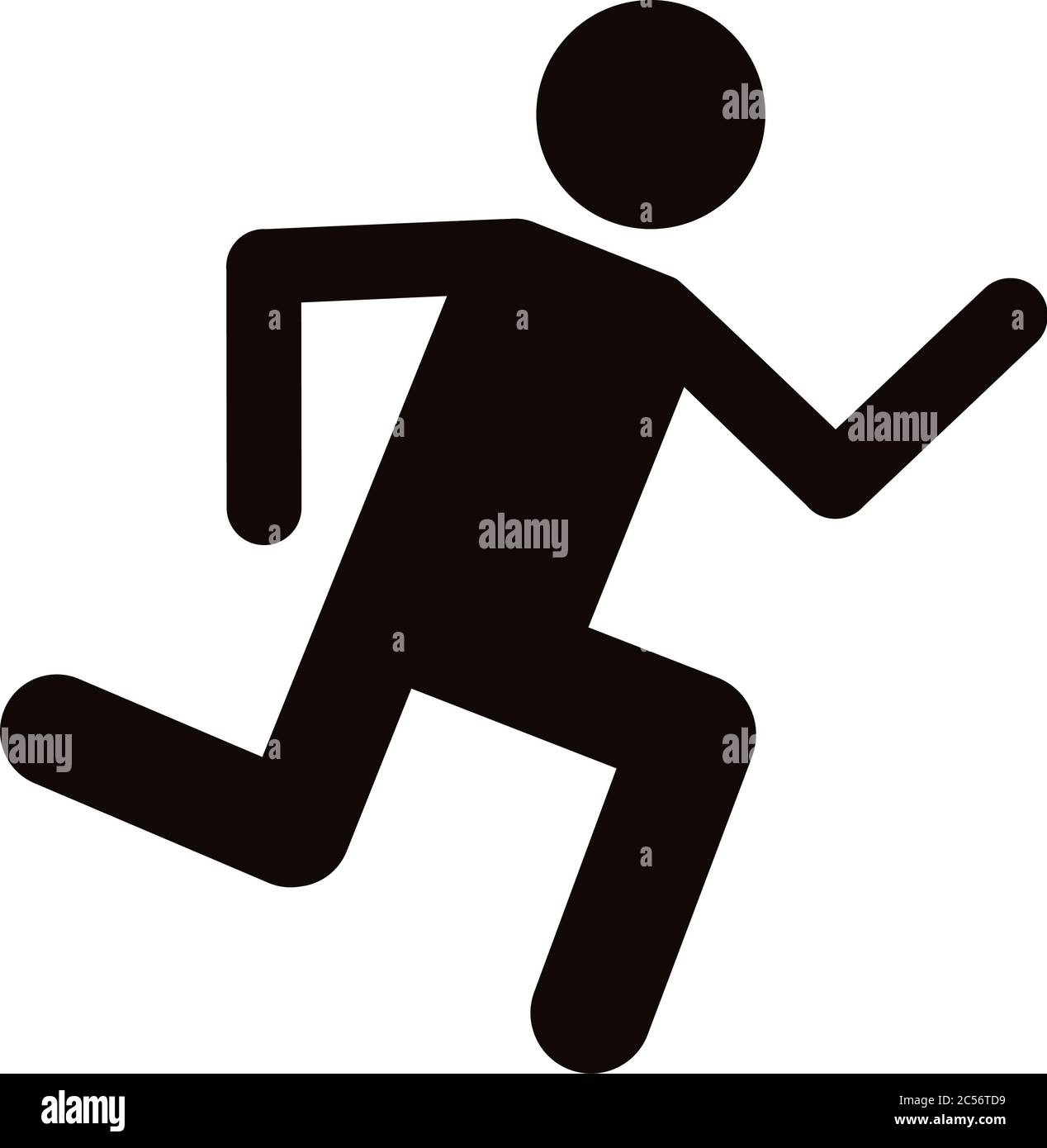 runner avatar figure silhouette style icon vector illustration design ...