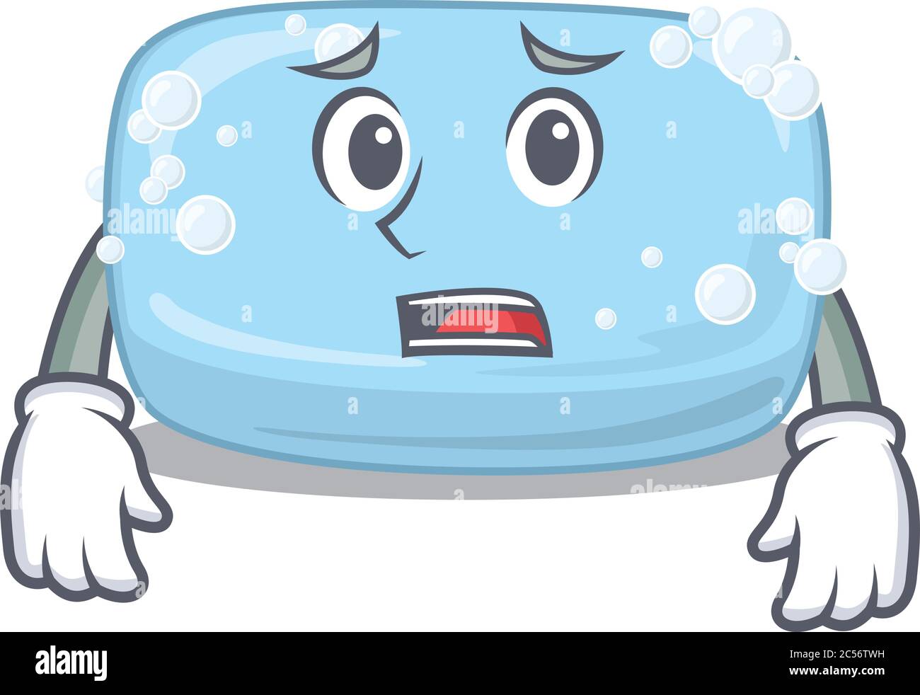 Cartoon image design soap showing worried face Stock Vector Image & Art ...