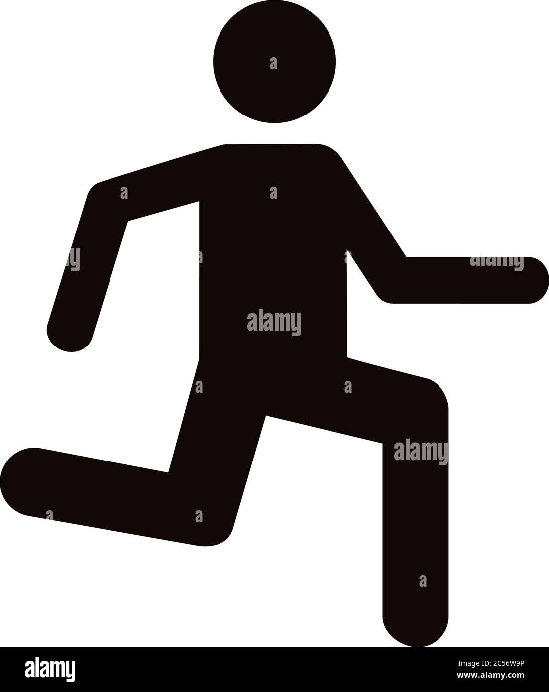 runner avatar figure silhouette style icon vector illustration design ...