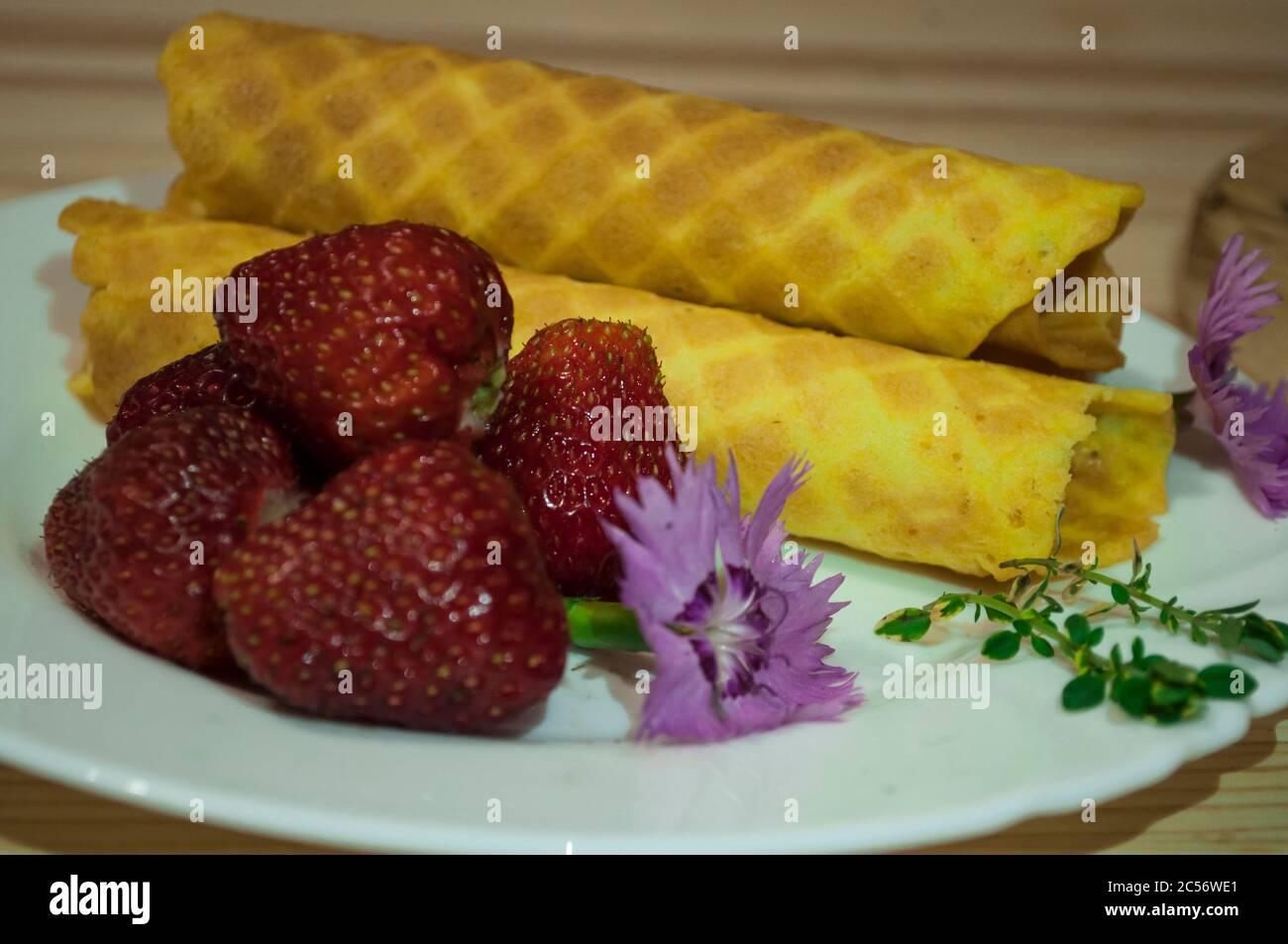 Waffle on a stick hi-res stock photography and images - Alamy