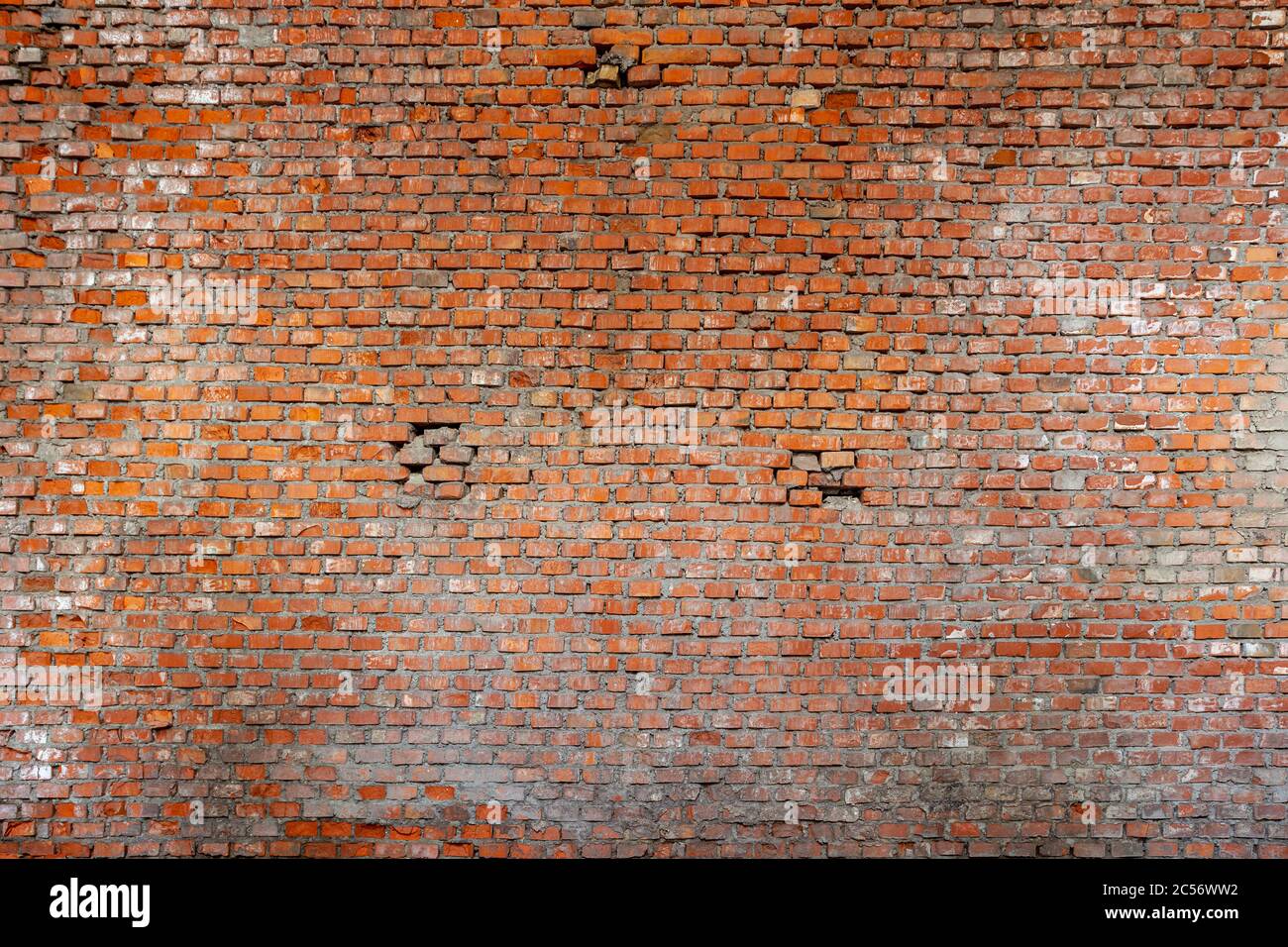 Old terracotta red brick wall hi-res stock photography and images - Alamy