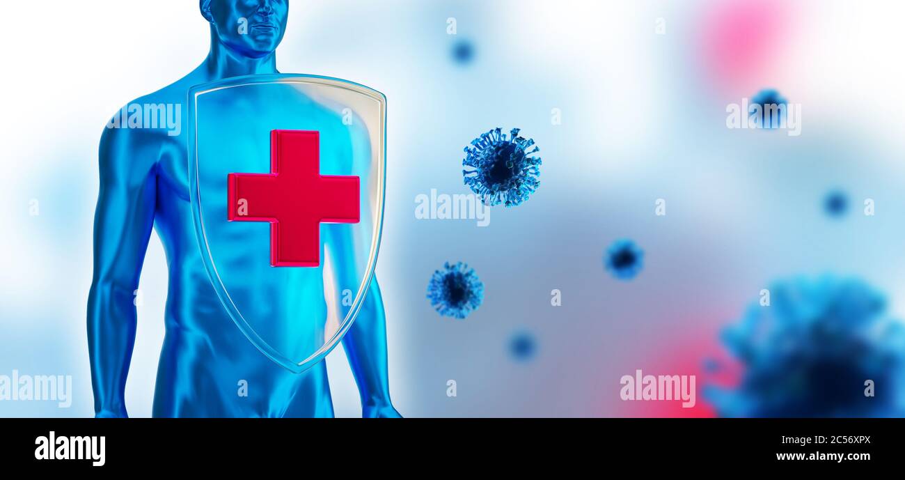 Immune system of human, protection against viruses and bacterias ...