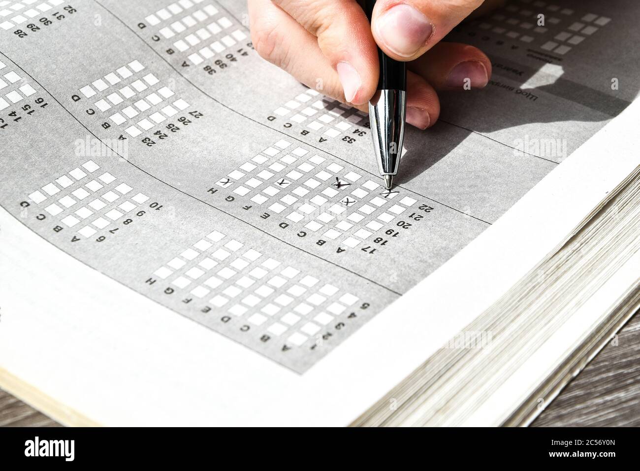 Multiple choice exam paper hi-res stock photography and images - Alamy