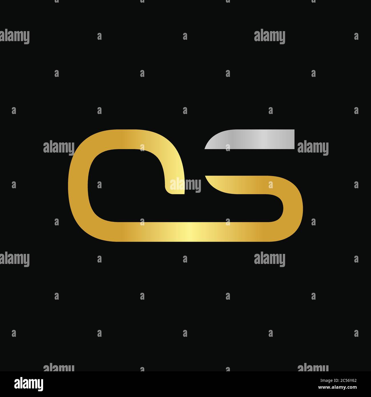 Initial Letter OS Logo Design Vector Template. Abstract Letter Minimal Typography Logo Design ...