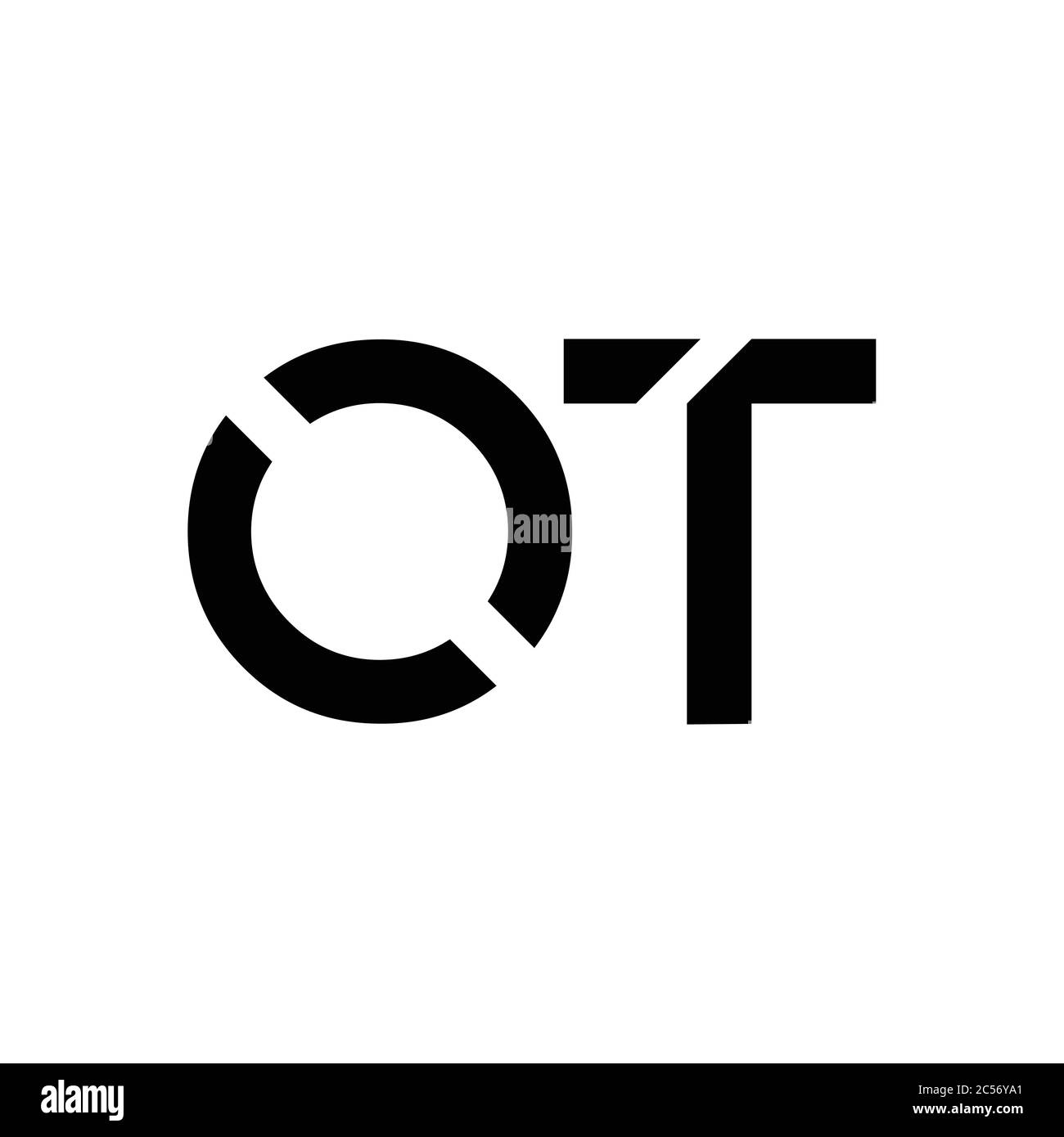Letter ot logo Black and White Stock Photos & Images - Alamy