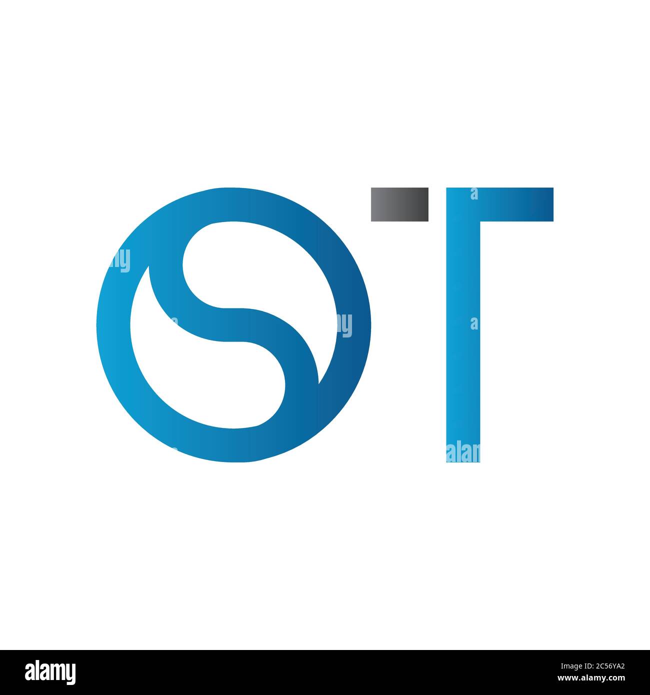 Initial Letter OT Logo Design Vector Template. Abstract Letter Minimal ...