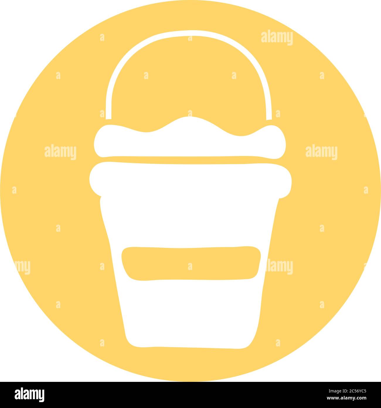 Red sand bucket Stock Vector Images - Alamy