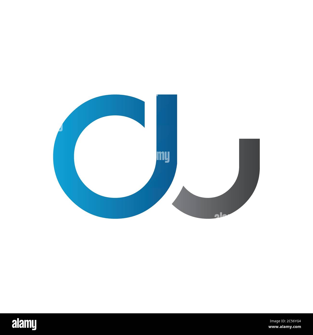 Initial Letter OU Logo Design Vector Template. Abstract Letter Minimal ...
