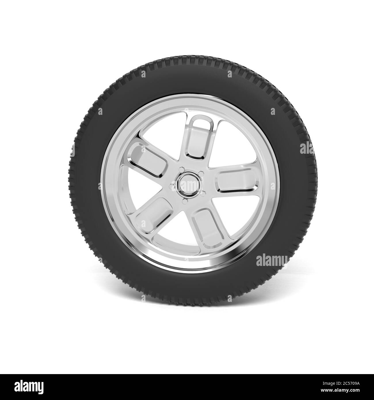 Car wheel. 3d rendering illustration Stock Photo - Alamy