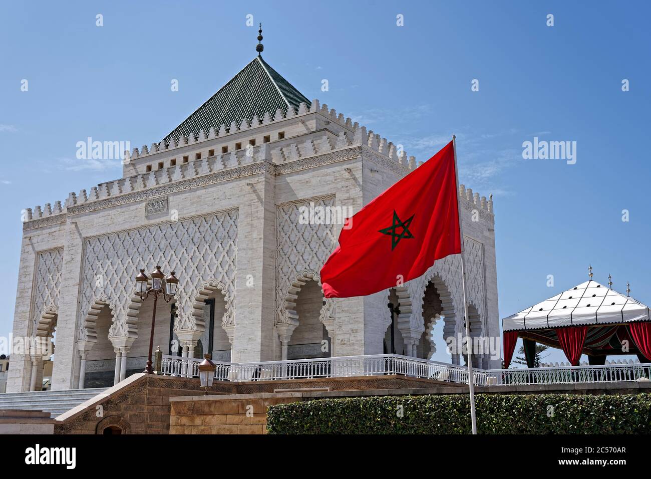 Mausoleum of Mohamed V. in Rabat, Morocco Stock Photo - Alamy