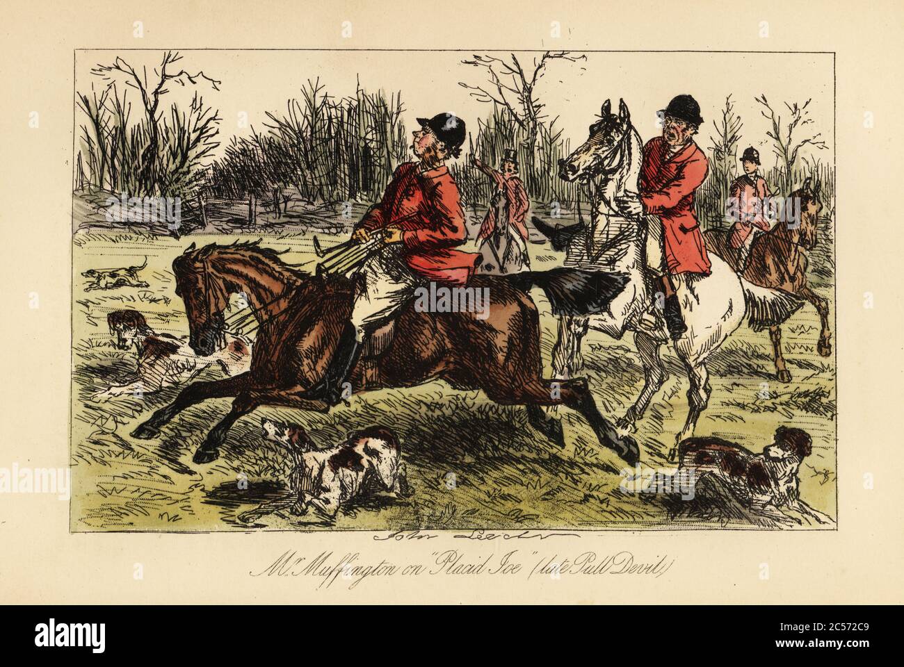 English hunt on horse hi-res stock photography and images - Alamy