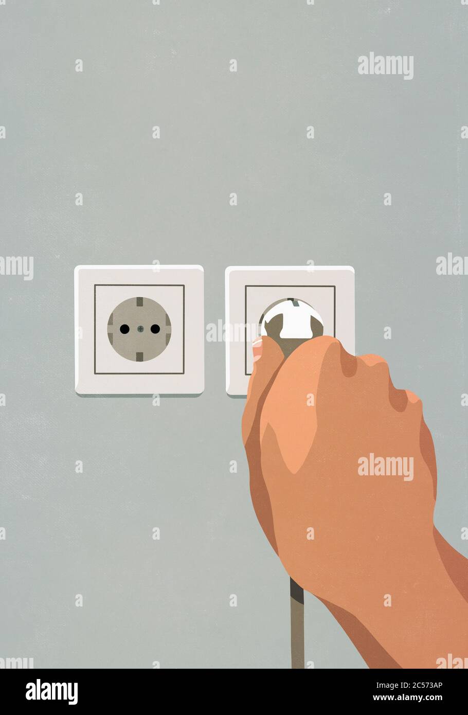 Plugging point hi-res stock photography and images - Alamy