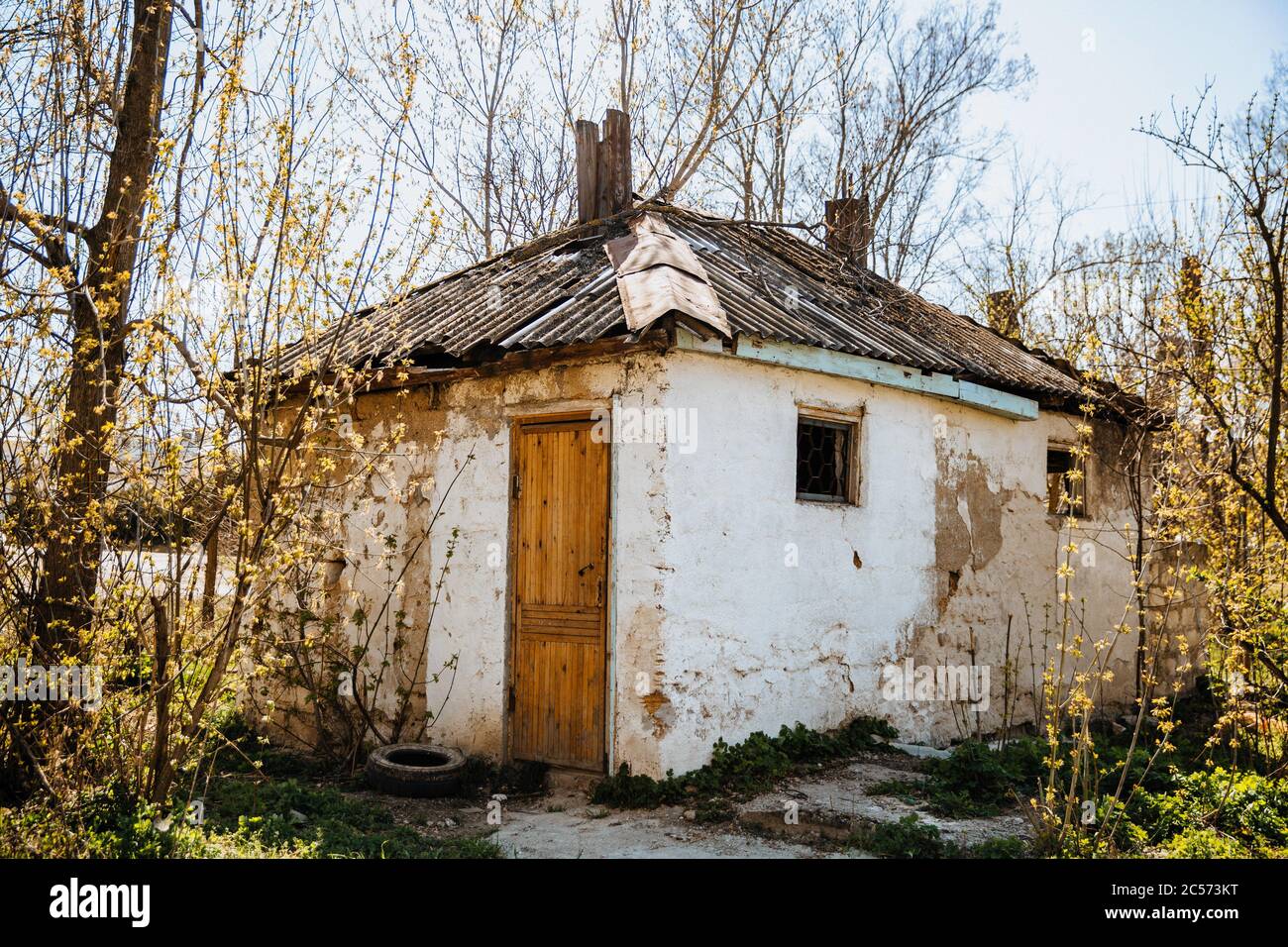 An Old Run Down Weather Beaten House That Is In Need Of Repair an-old-run-down-weather-beaten-house-that-is-in-need-of-repair