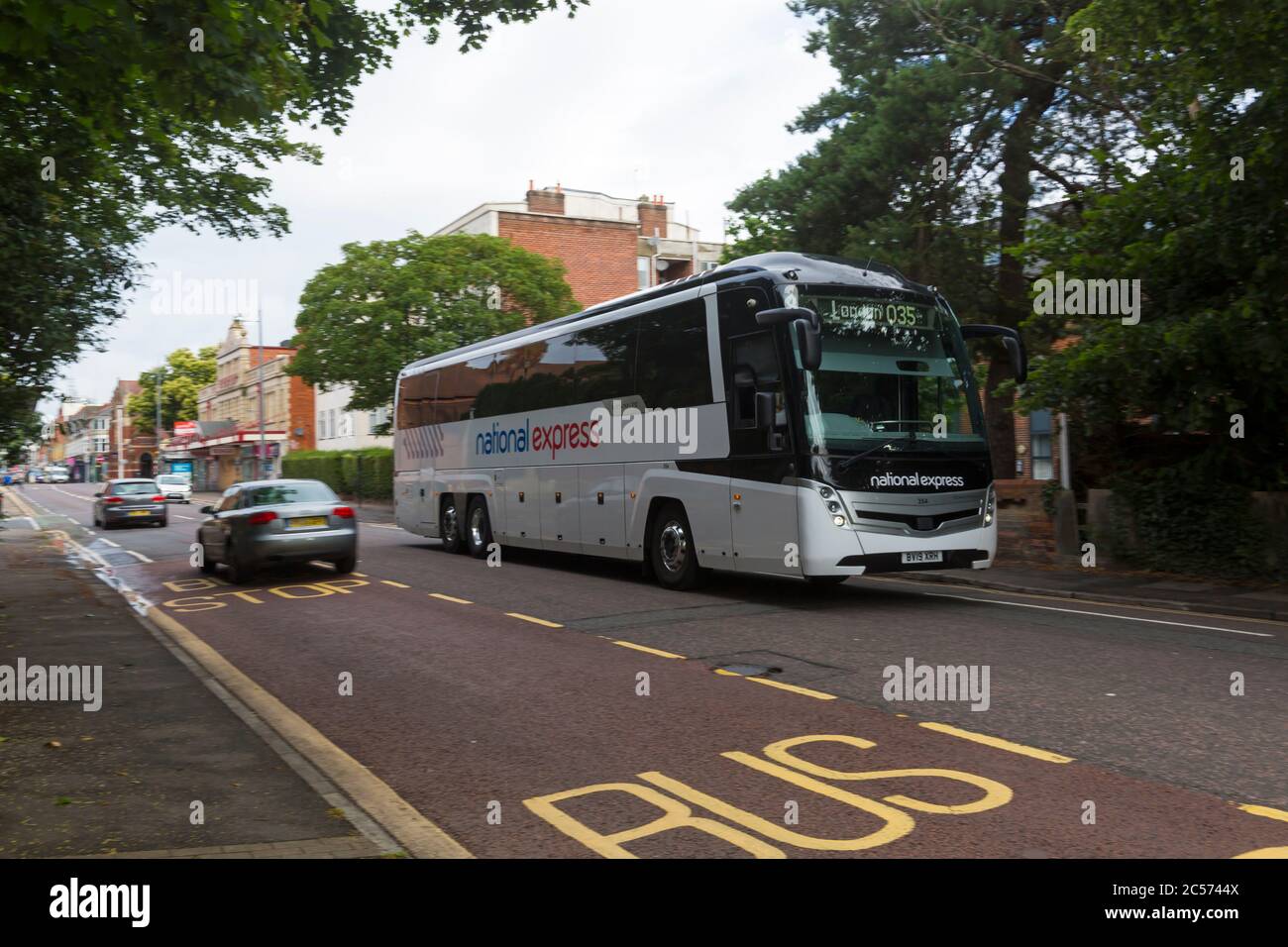 Bournemouth, Dorset UK. 1st July 2020. National Express services resume ...
