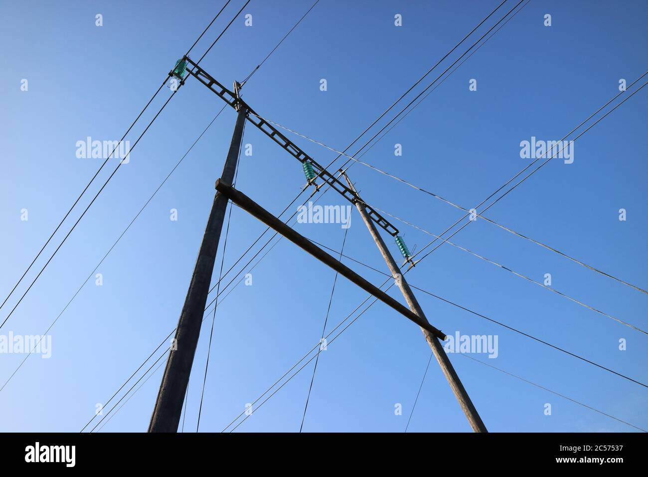 Electrical cords forest hi-res stock photography and images - Alamy