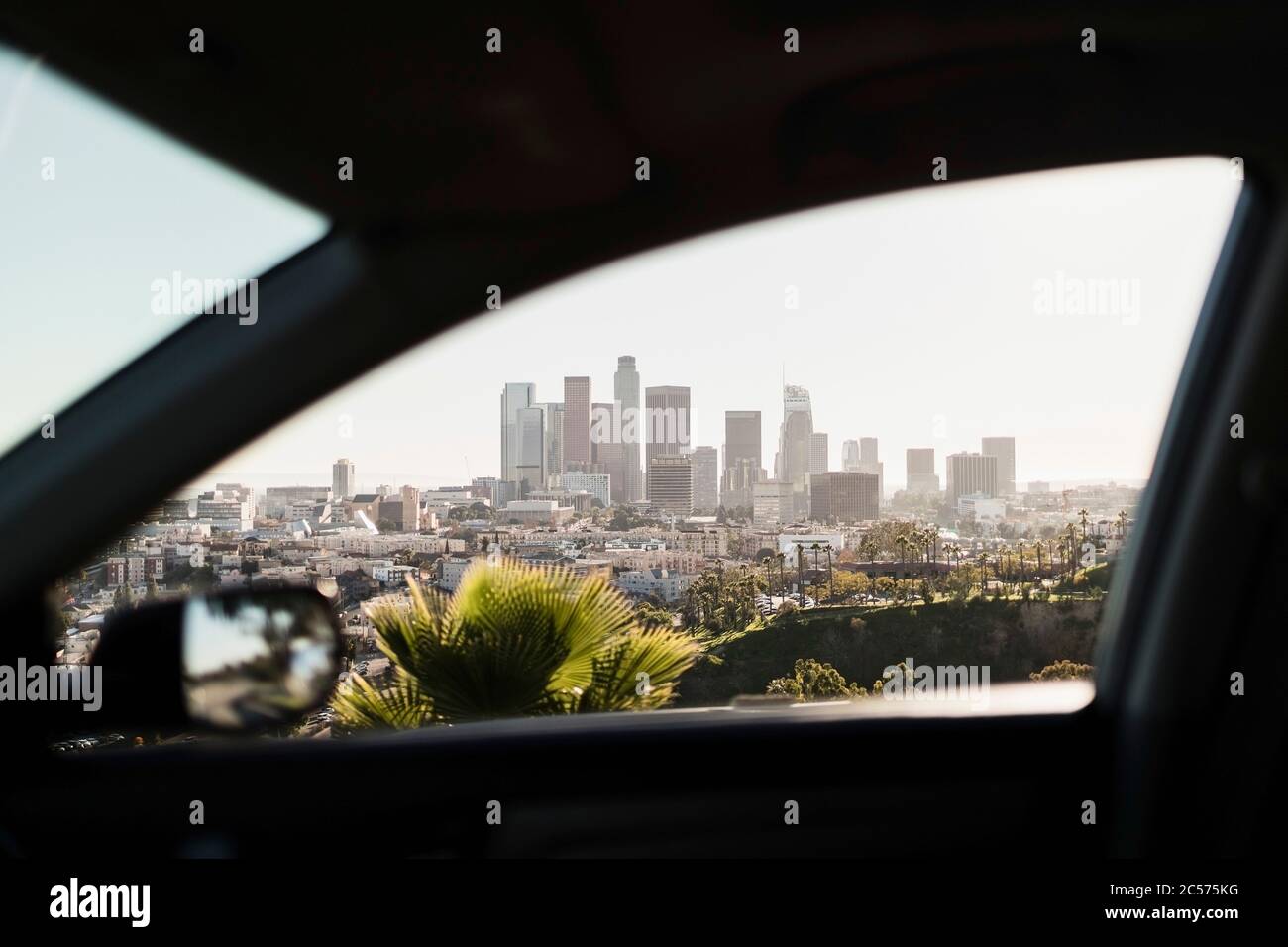 View out car driving skyline hi-res stock photography and images - Alamy
