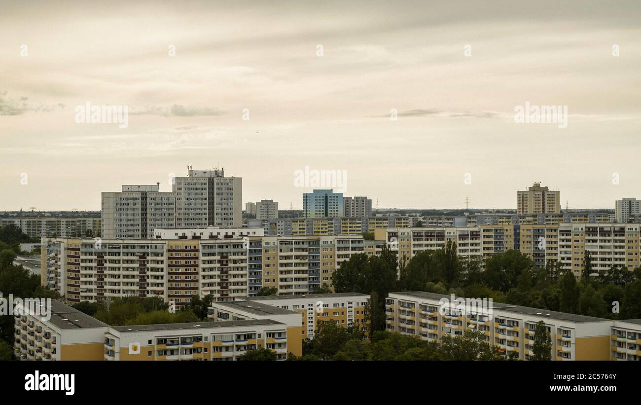 Berlin skyline color buildings hi-res stock photography and images - Alamy