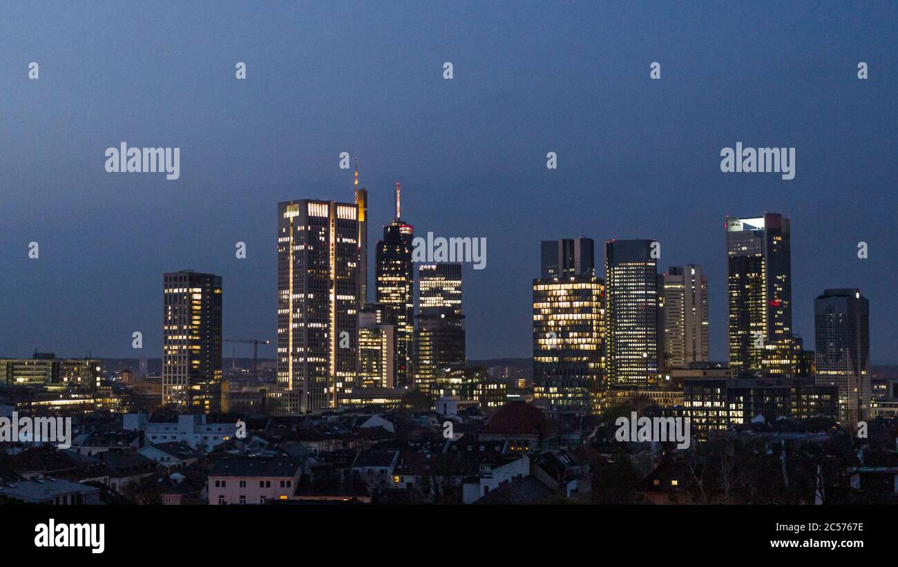Night frankfurt germany hi-res stock photography and images - Alamy