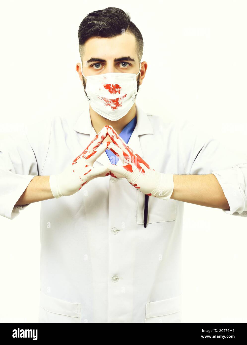 Hands stained with blood hi-res stock photography and images - Alamy