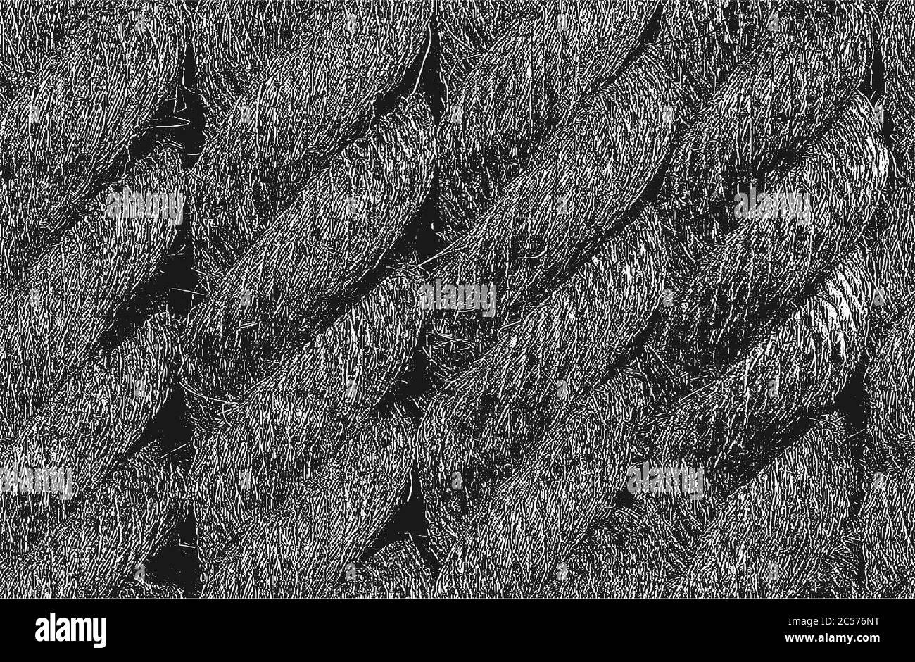 Distressed overlay texture of twisted rope. grunge background. abstract ...
