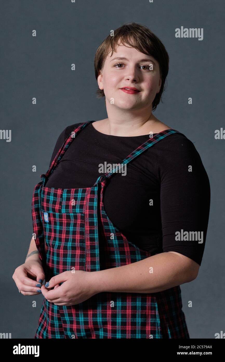 British author Imogen Hermes Gowar attends a photocall during the ...