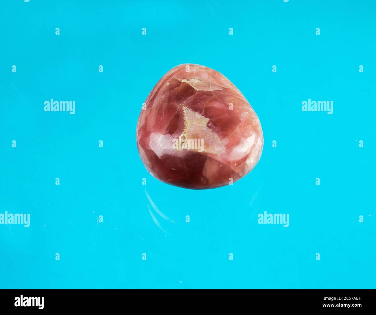 A rhodochrosite in a raspberry color Stock Photo - Alamy