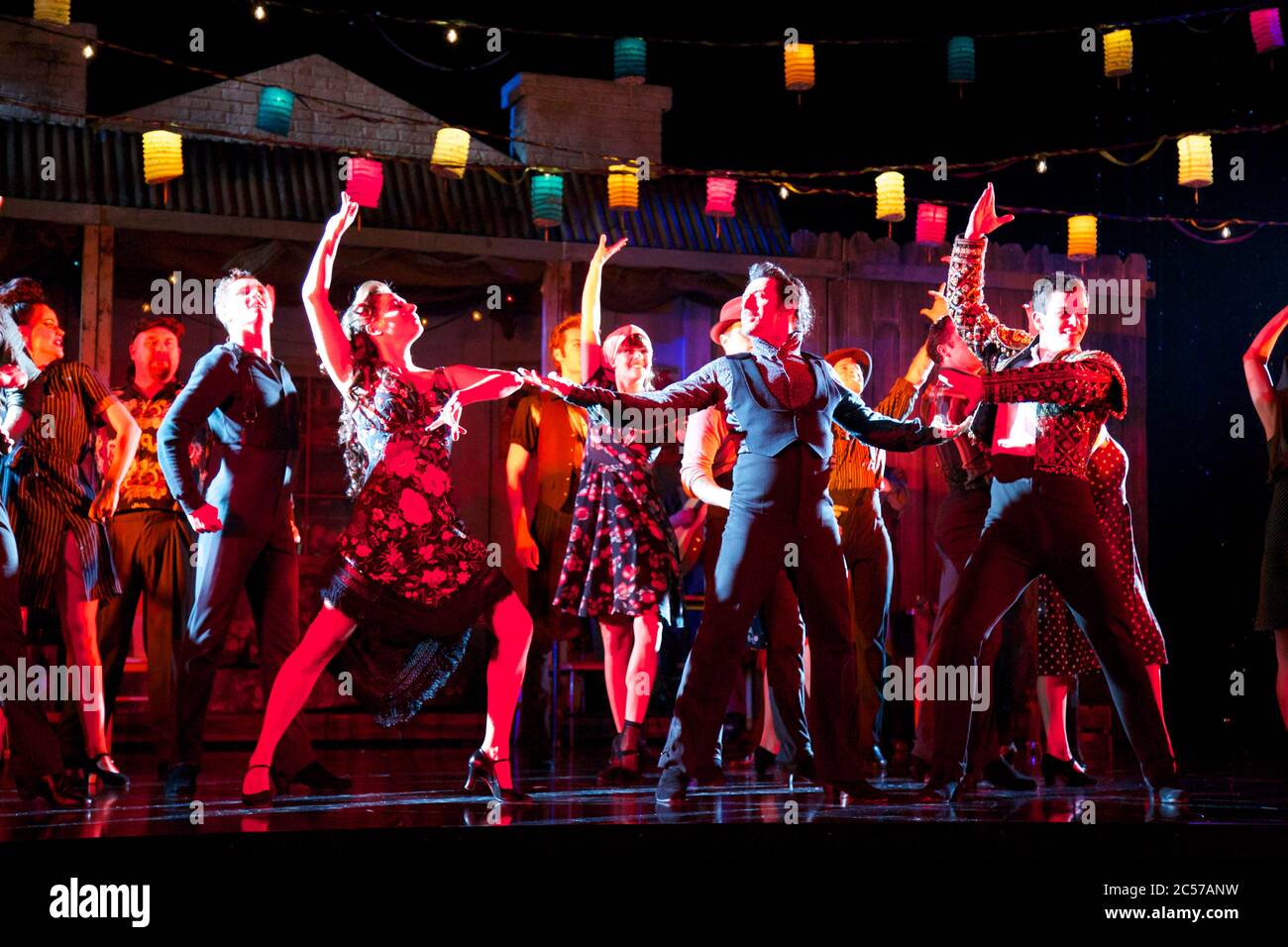 Cast members give a preview performance of Strictly Ballroom The ...