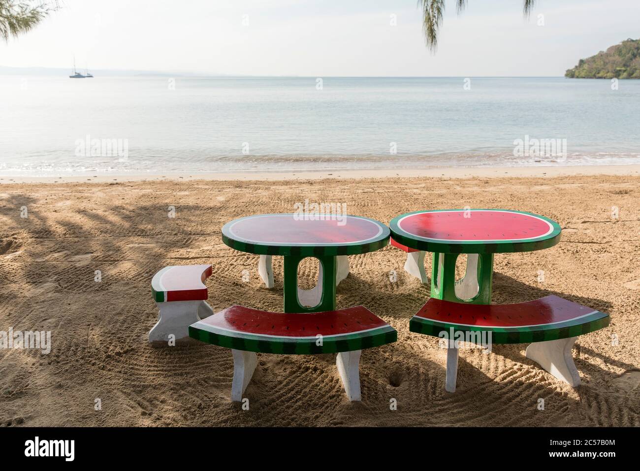 Beautiful tropical beach, Located Koh Mak Island , Thailand Stock Photo ...