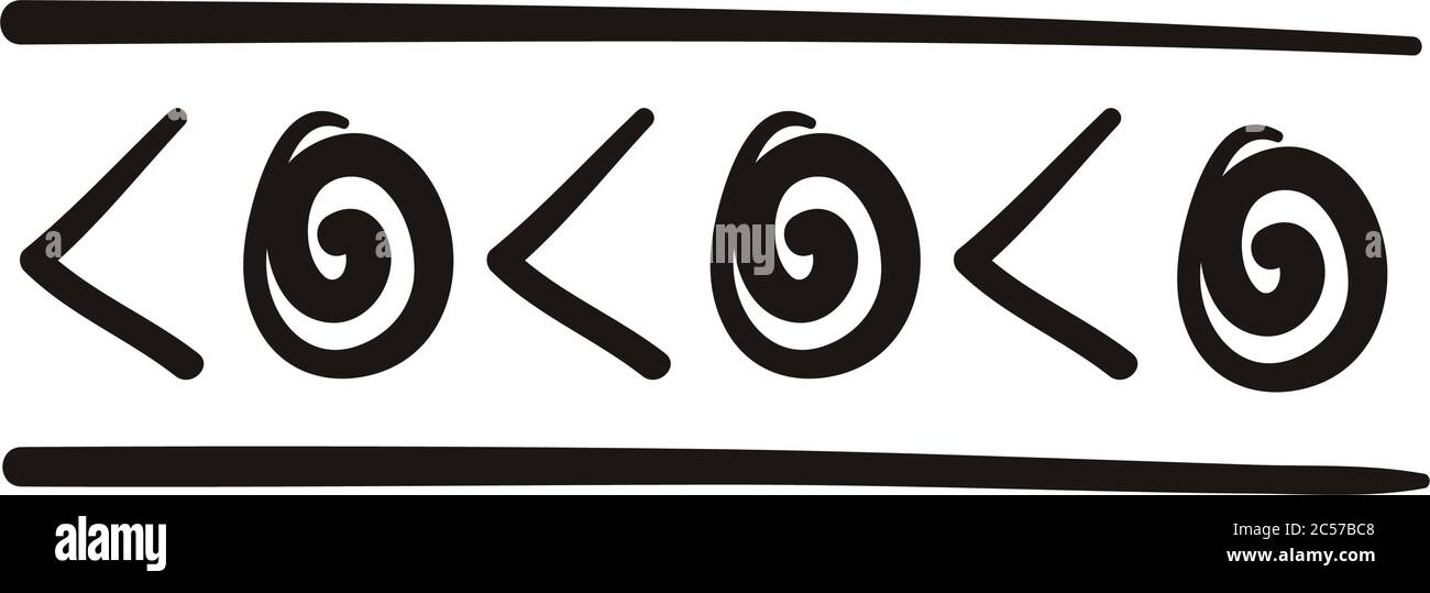 twister circular forms and lines creative design with brush stroke ...