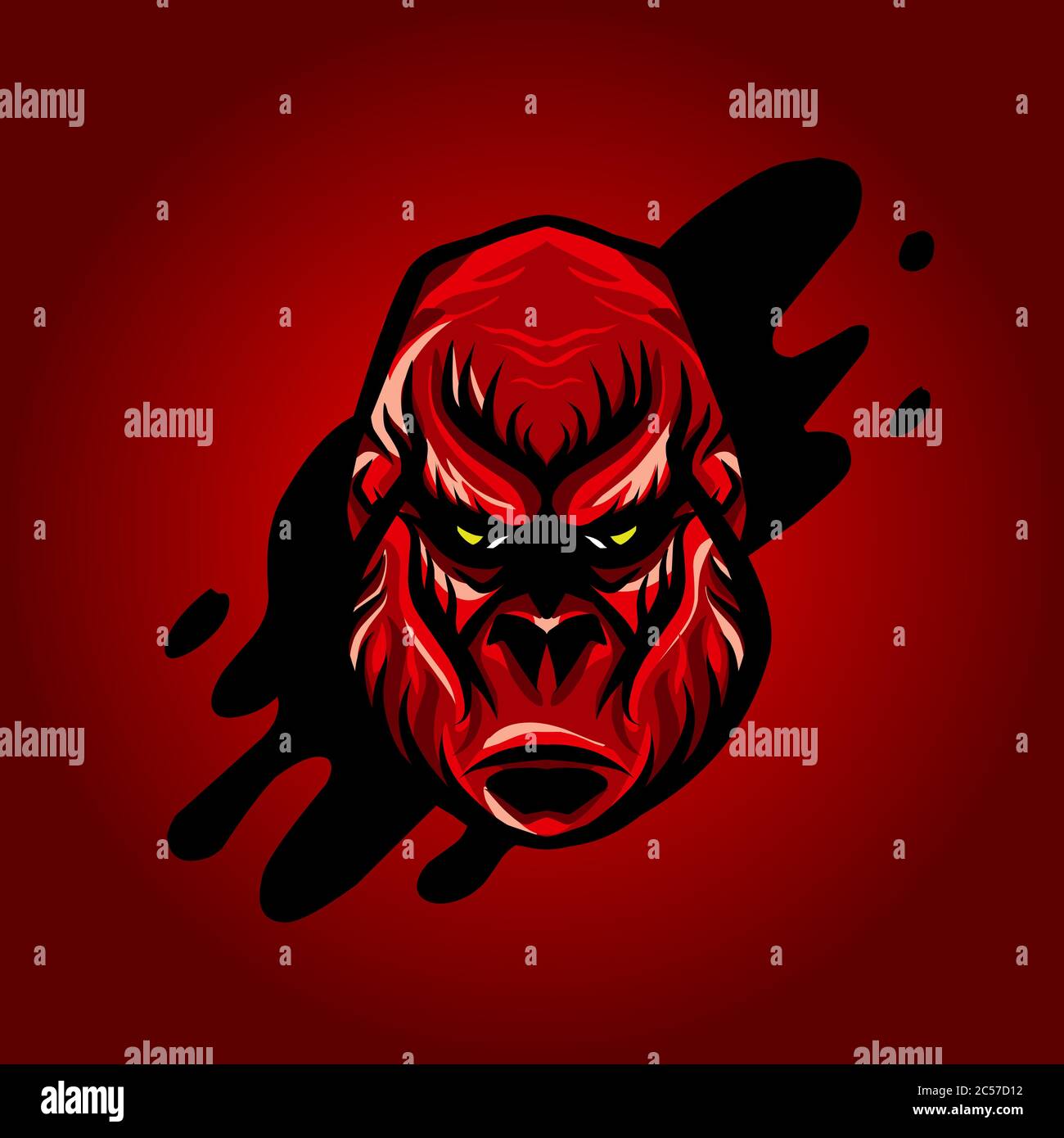 King kong icon vector vectors hi-res stock photography and images - Alamy