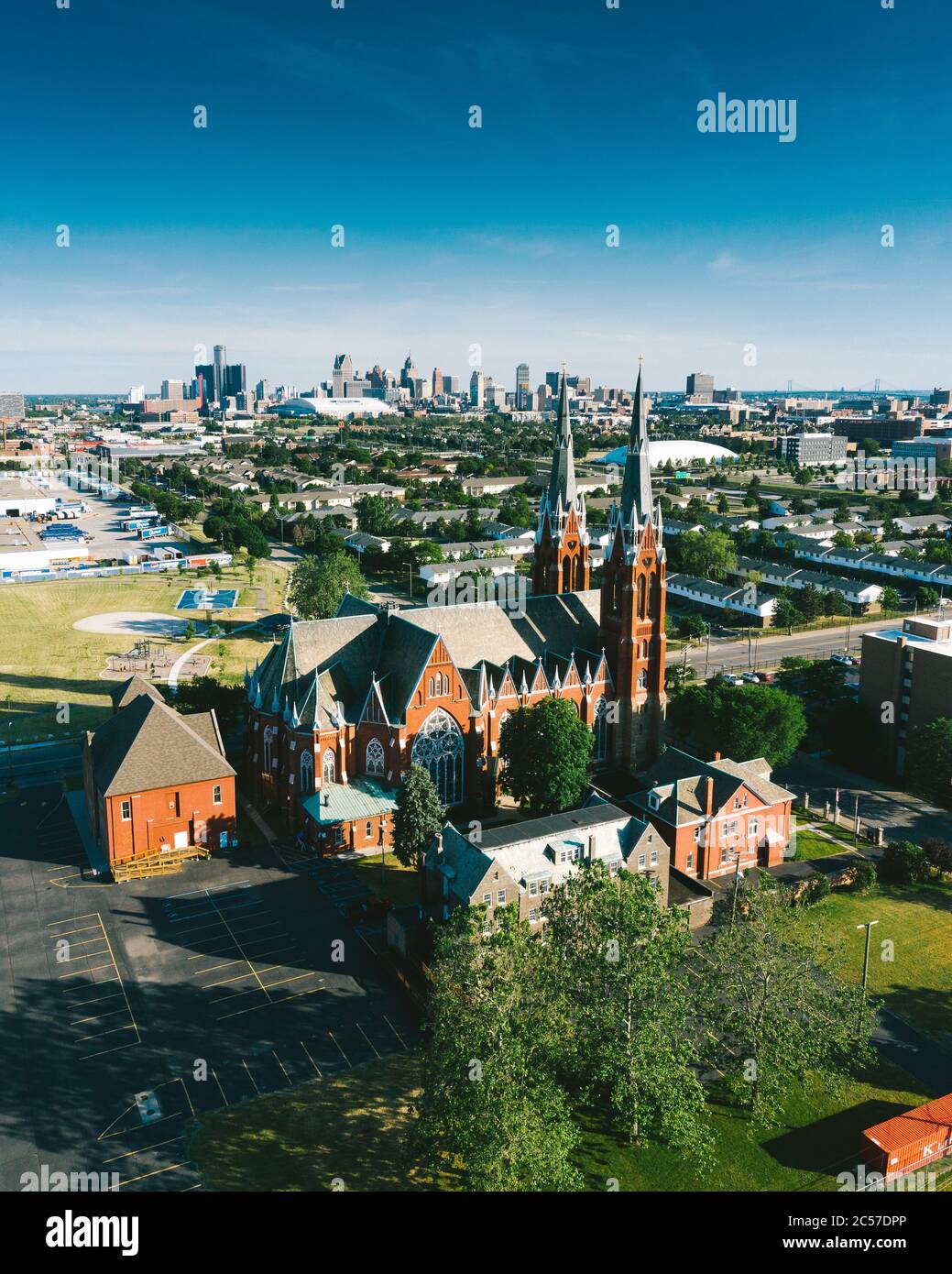 Sweetest Heart of Mary Church Detroit, MI Stock Photo - Alamy