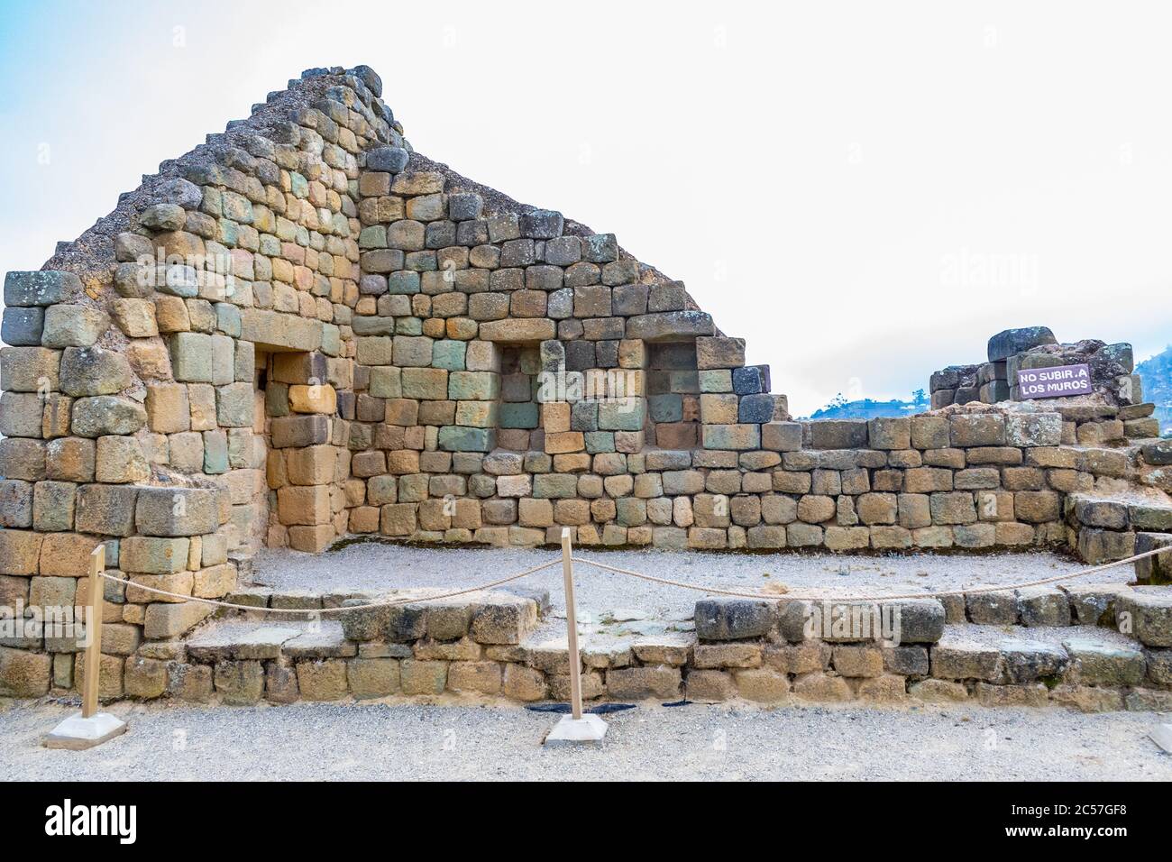 Ancient Ingapirca Ruins during daytime in Ecuador Stock Photo - Alamy
