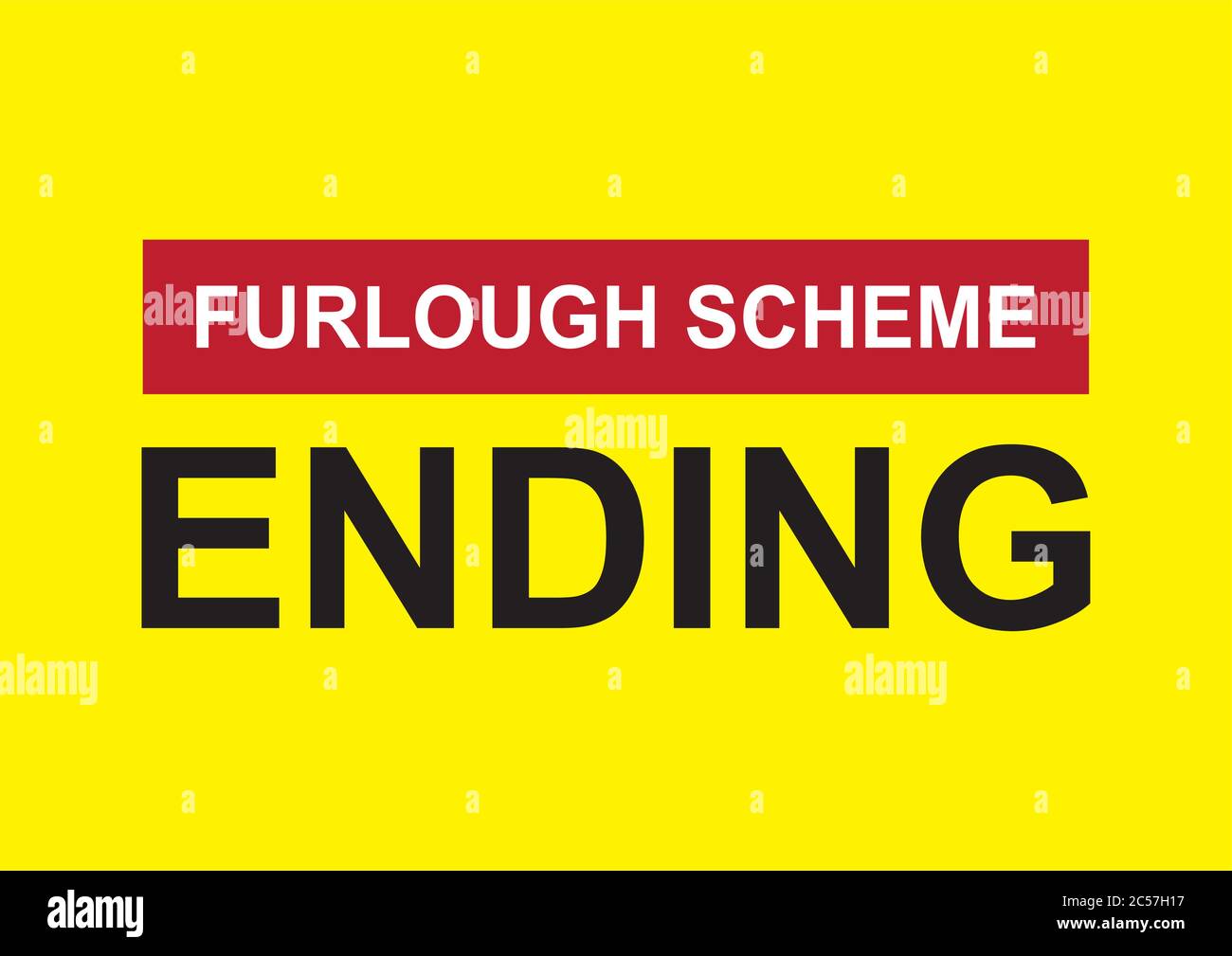 Furlough scheme ending Stock Vector Images - Alamy