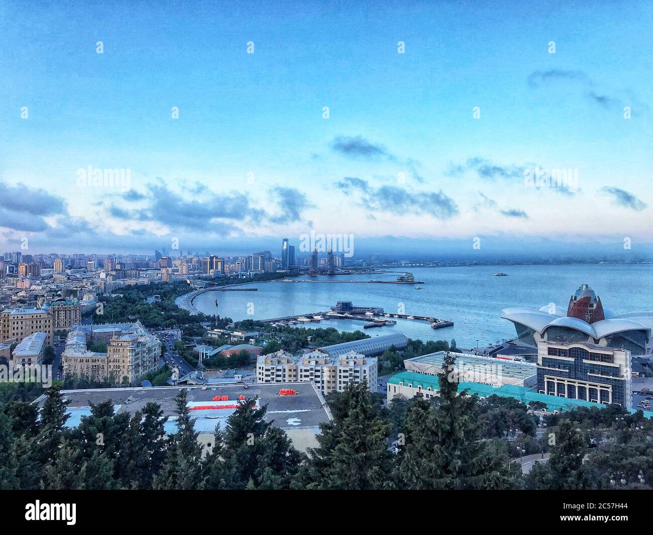 Baku old town aerial hi-res stock photography and images - Alamy