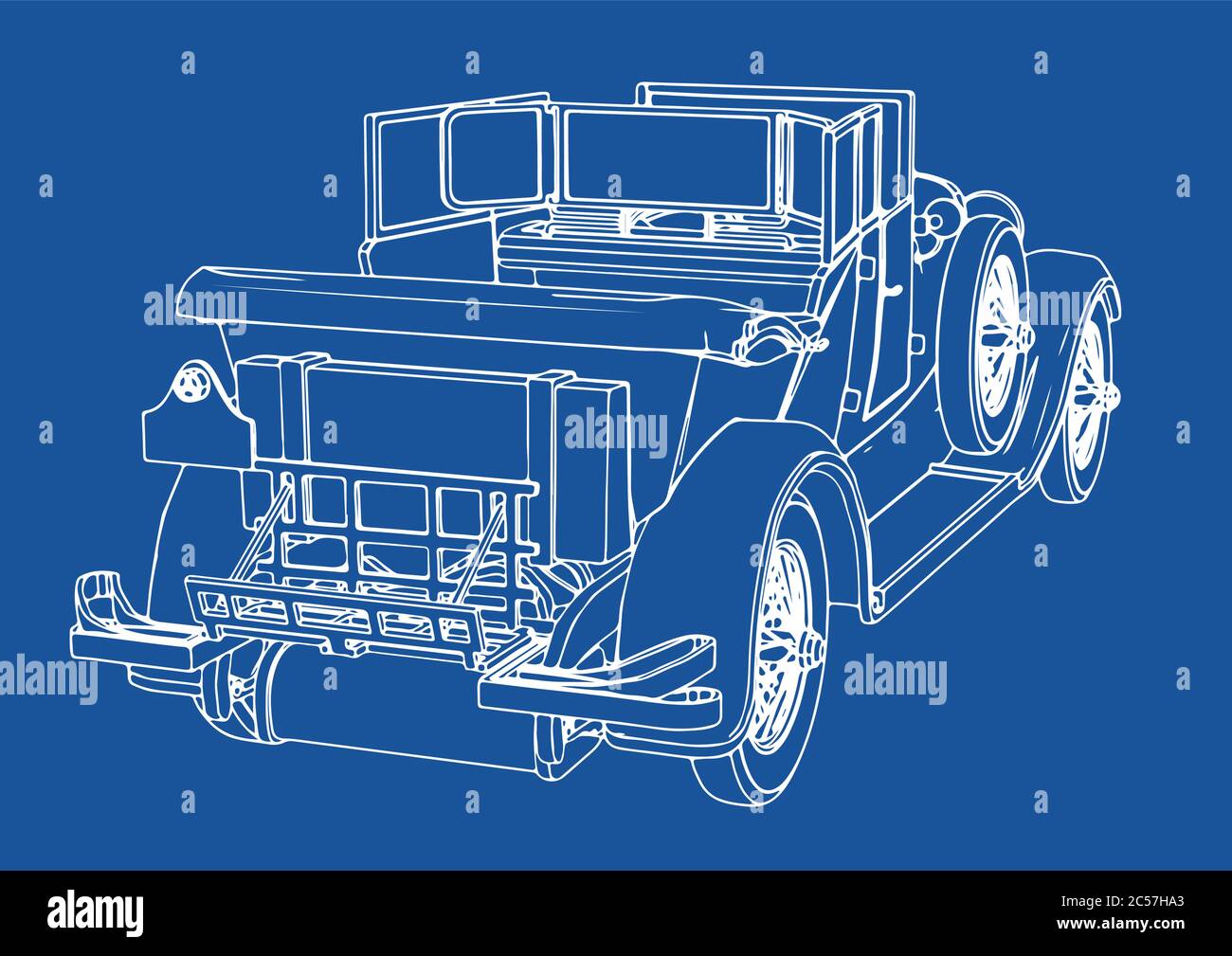 old car drawing vector Stock Vector Image & Art - Alamy