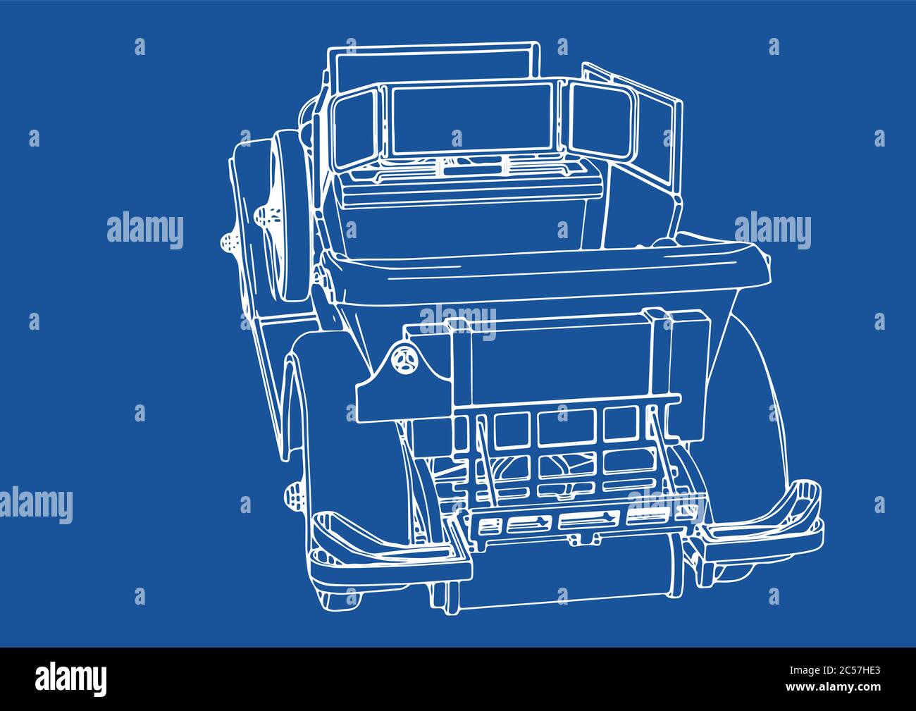 old car drawing vector Stock Vector Image & Art - Alamy
