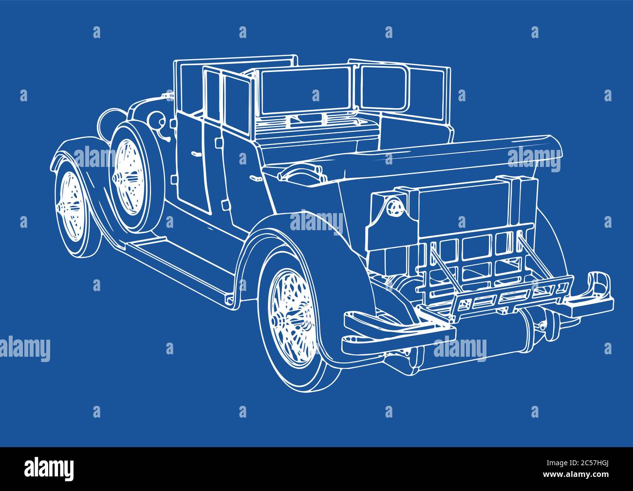 old car drawing vector Stock Vector Image & Art - Alamy