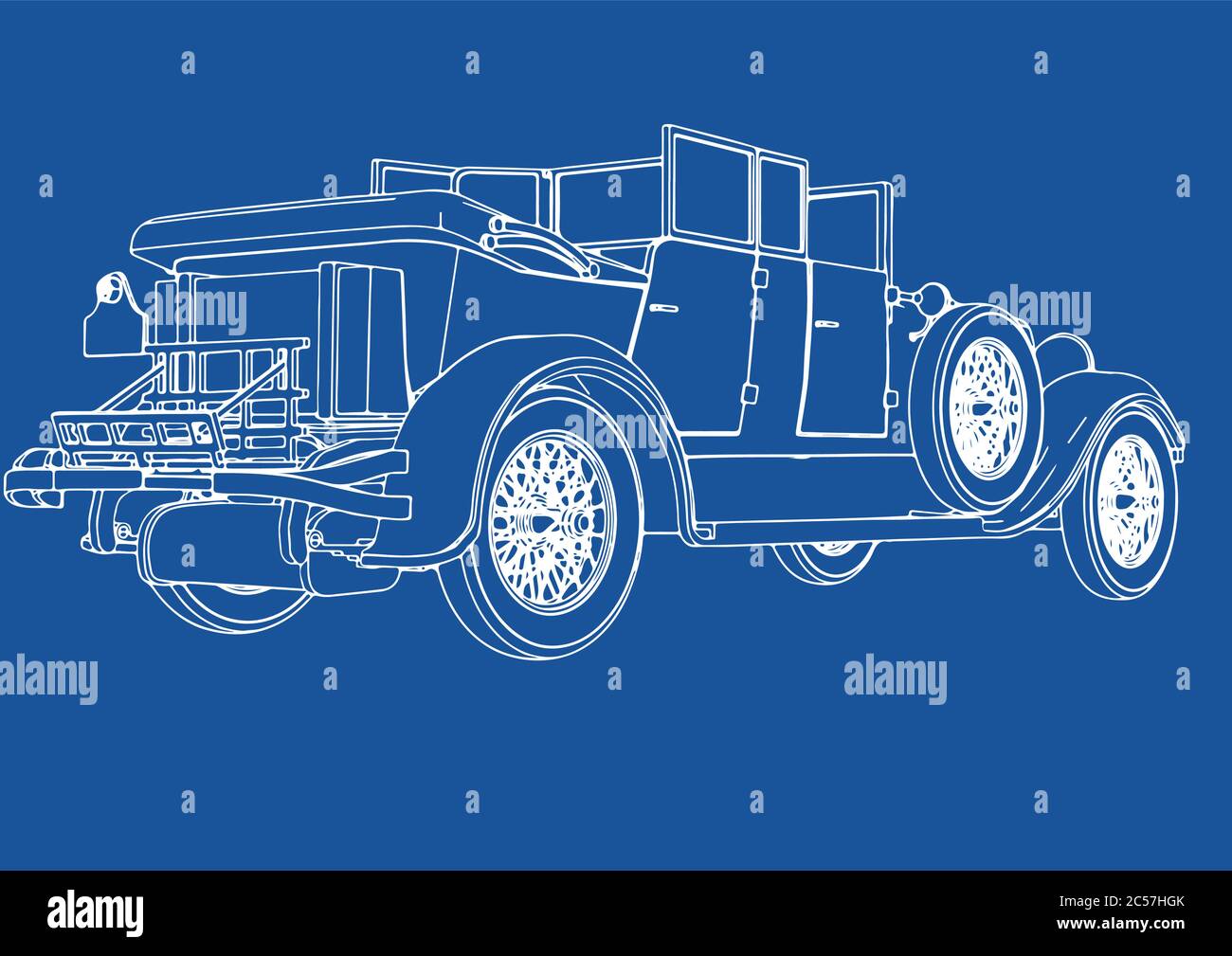 old car drawing vector Stock Vector Image & Art - Alamy