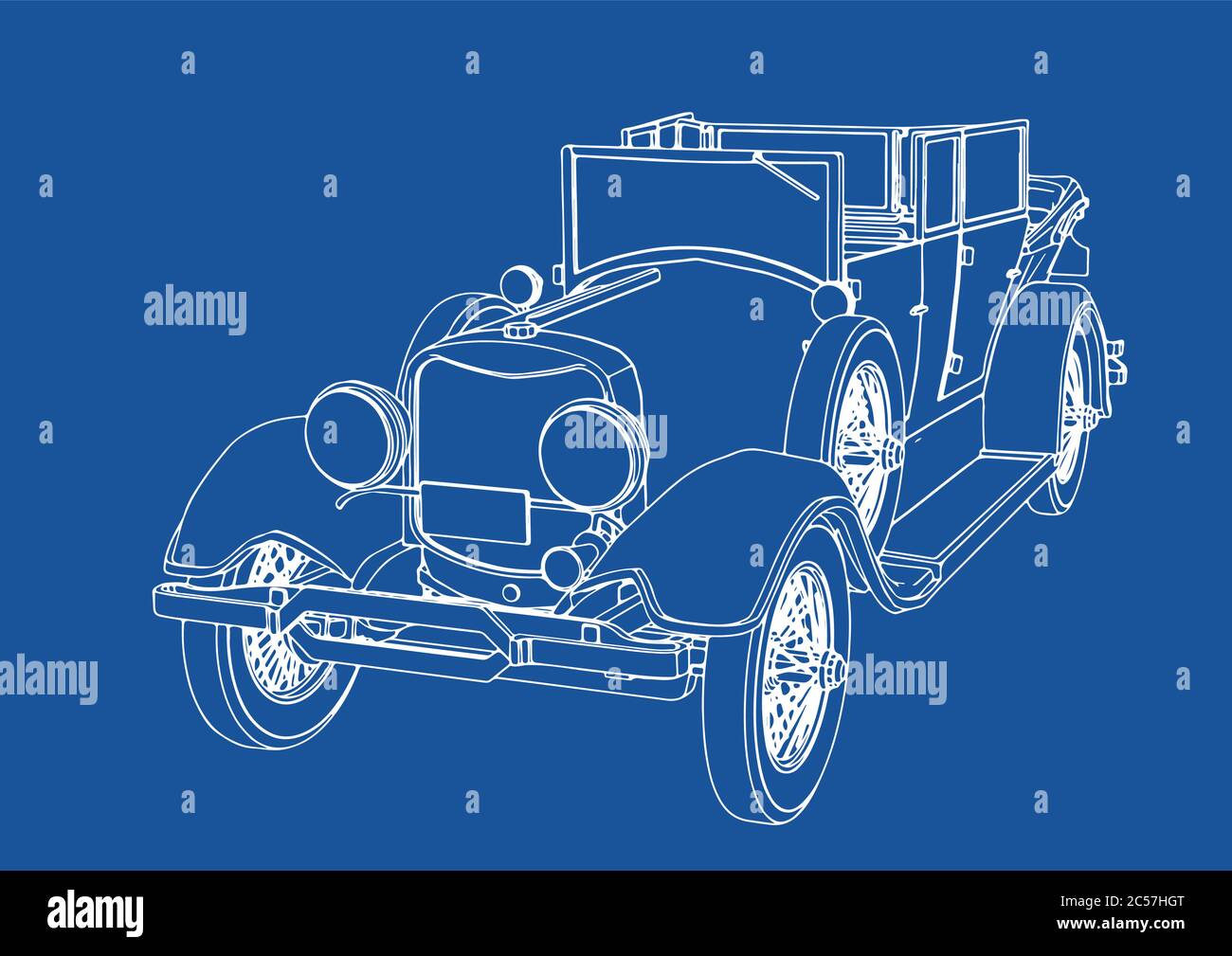 old car drawing vector Stock Vector Image & Art - Alamy