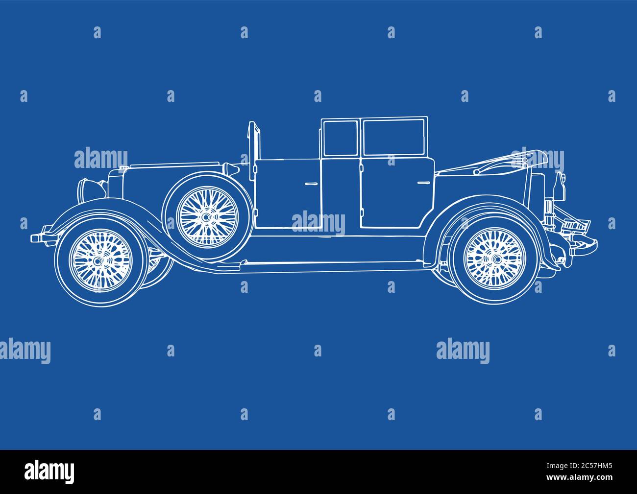 old car drawing vector Stock Vector Image & Art - Alamy