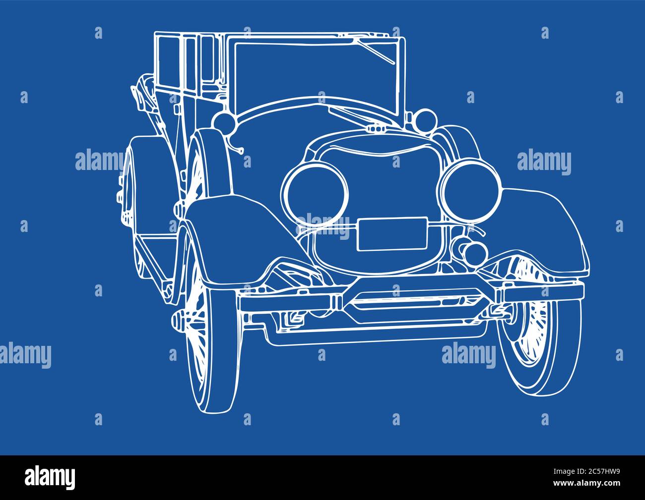 old car drawing vector Stock Vector Image & Art - Alamy