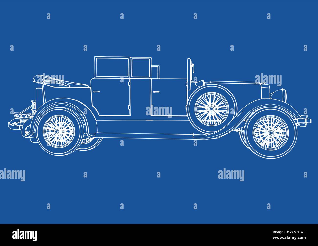 old car drawing vector Stock Vector Image & Art - Alamy