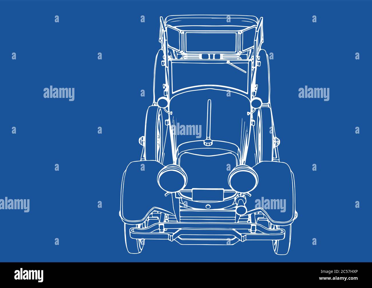 old car drawing vector Stock Vector Image & Art - Alamy