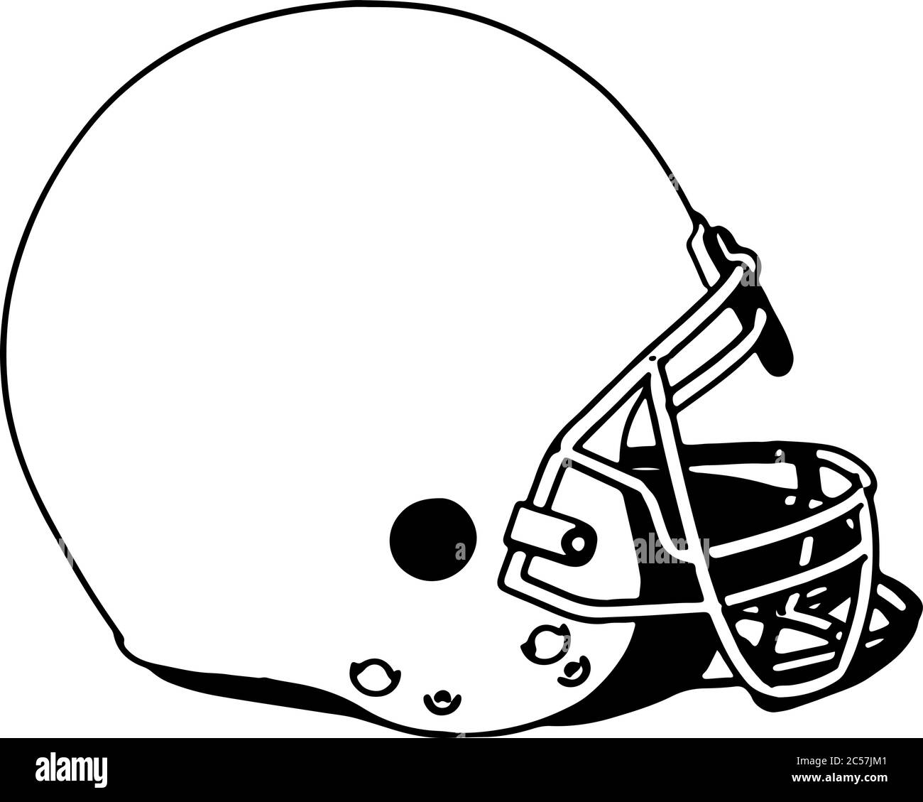 sketch american football helmet vector Stock Vector Image & Art - Alamy