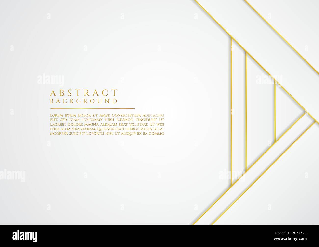 Luxury gold and white background clean overlap layer design with space ...