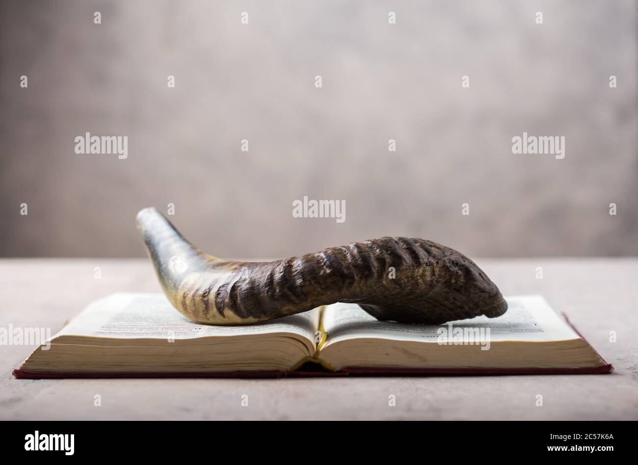 Rosh Hashanah (Hashana) (jewish New Year holiday) concept with Ram ...