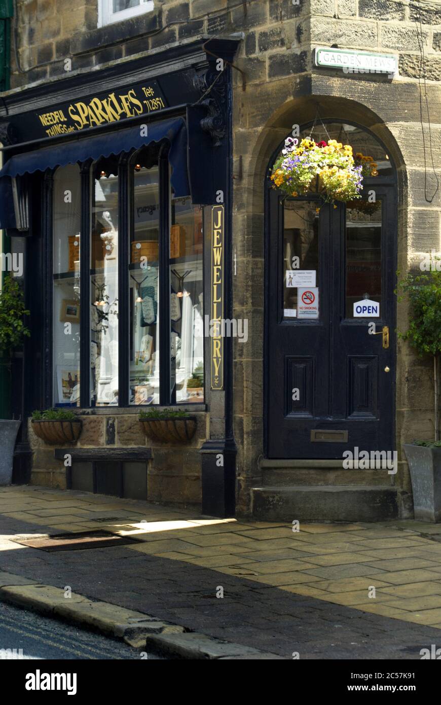 Shop in Pateley Bridge, Nidderdale, North Yorkshire Stock Photo - Alamy