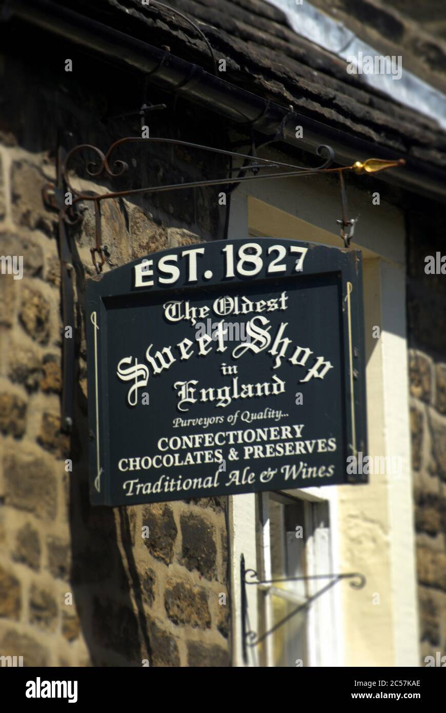 The oldest sweet shop in England, Pateley Bridge, Nidderdale, North ...