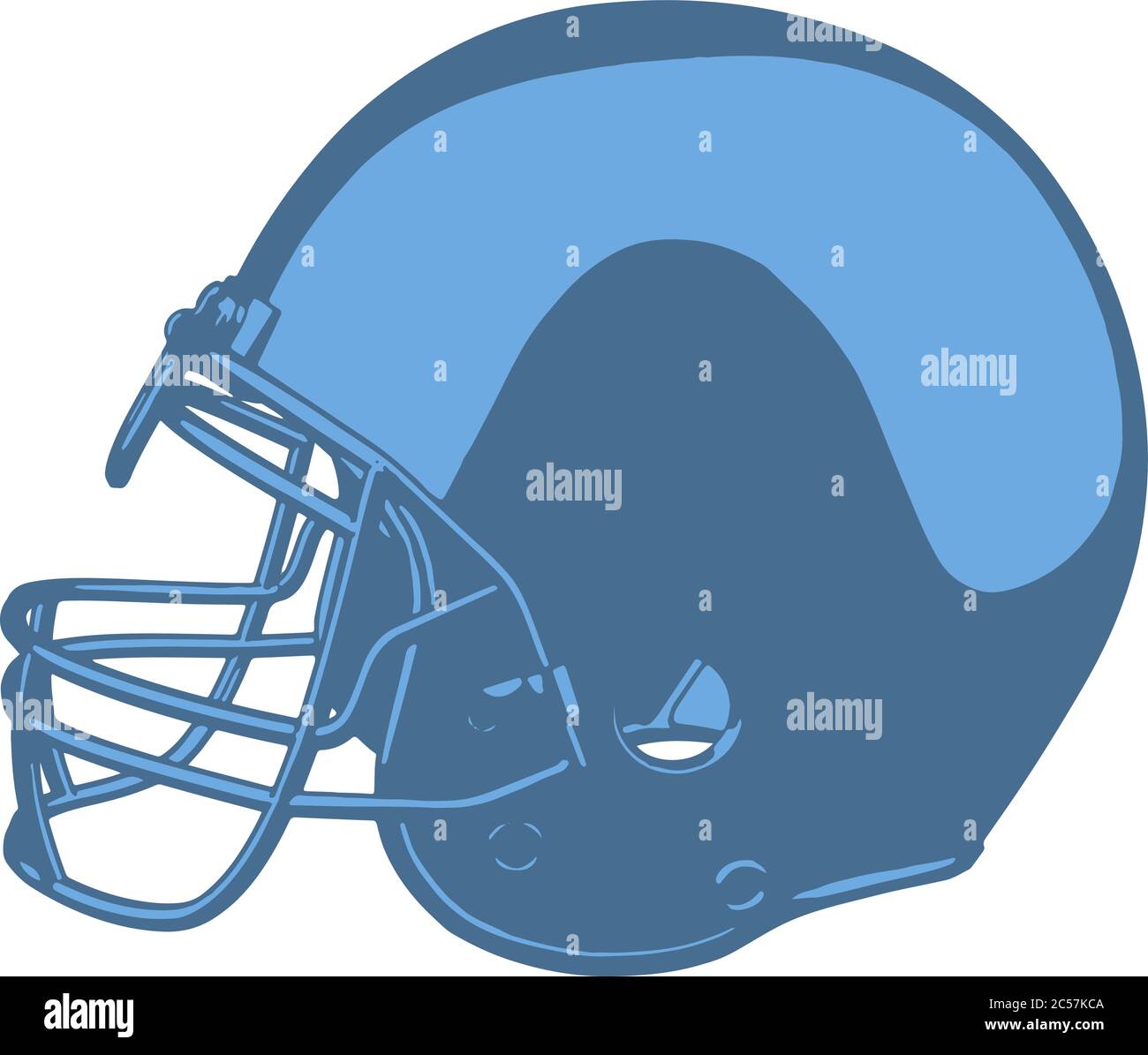 blue american football helmet vector Stock Vector Image & Art - Alamy